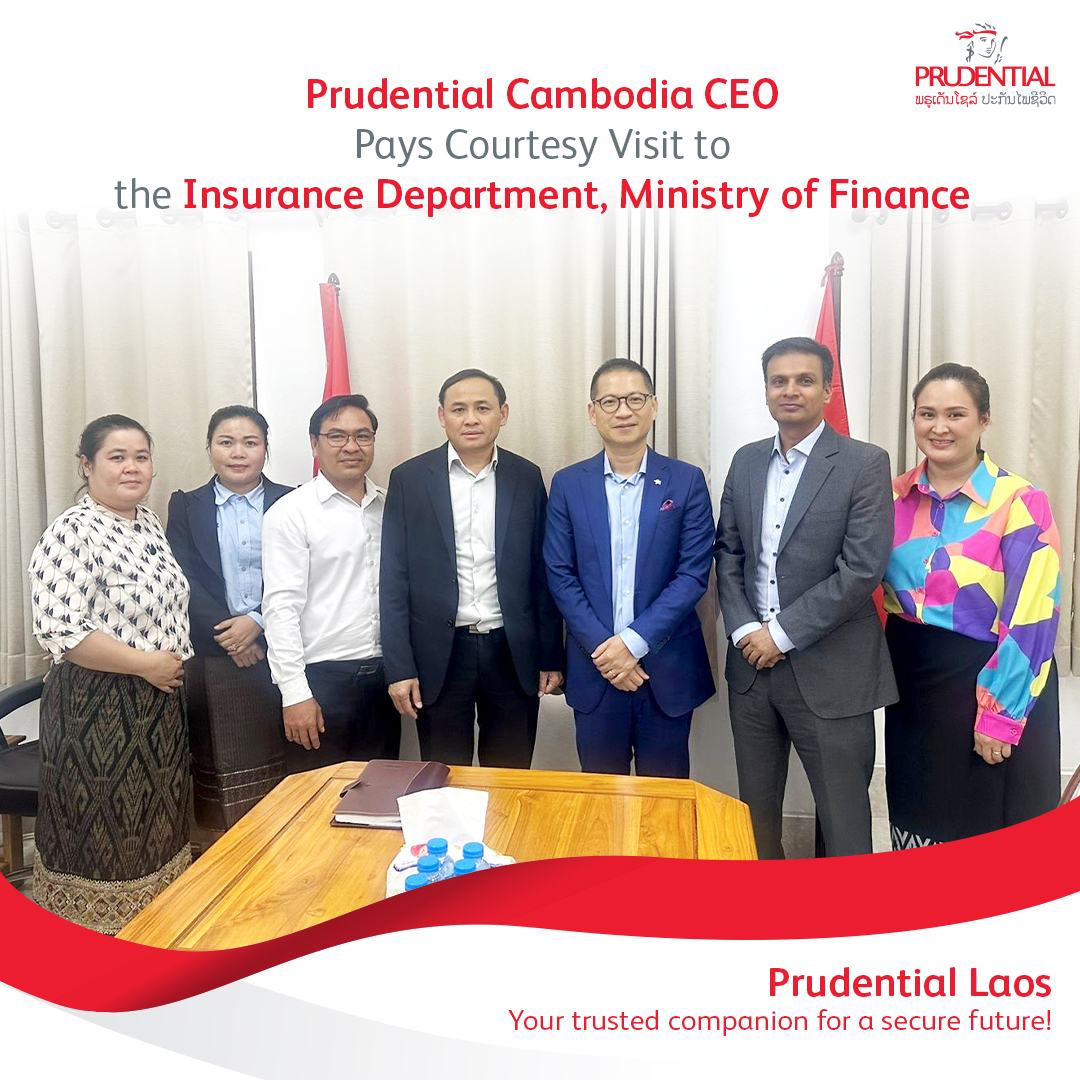Prudential Cambodia CEO pays courtesy visit to the insurance department ...